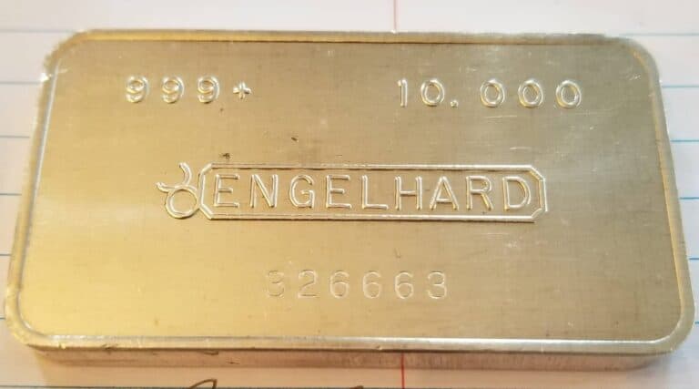 Engelhard Silver Bar - Serial Number Lookup