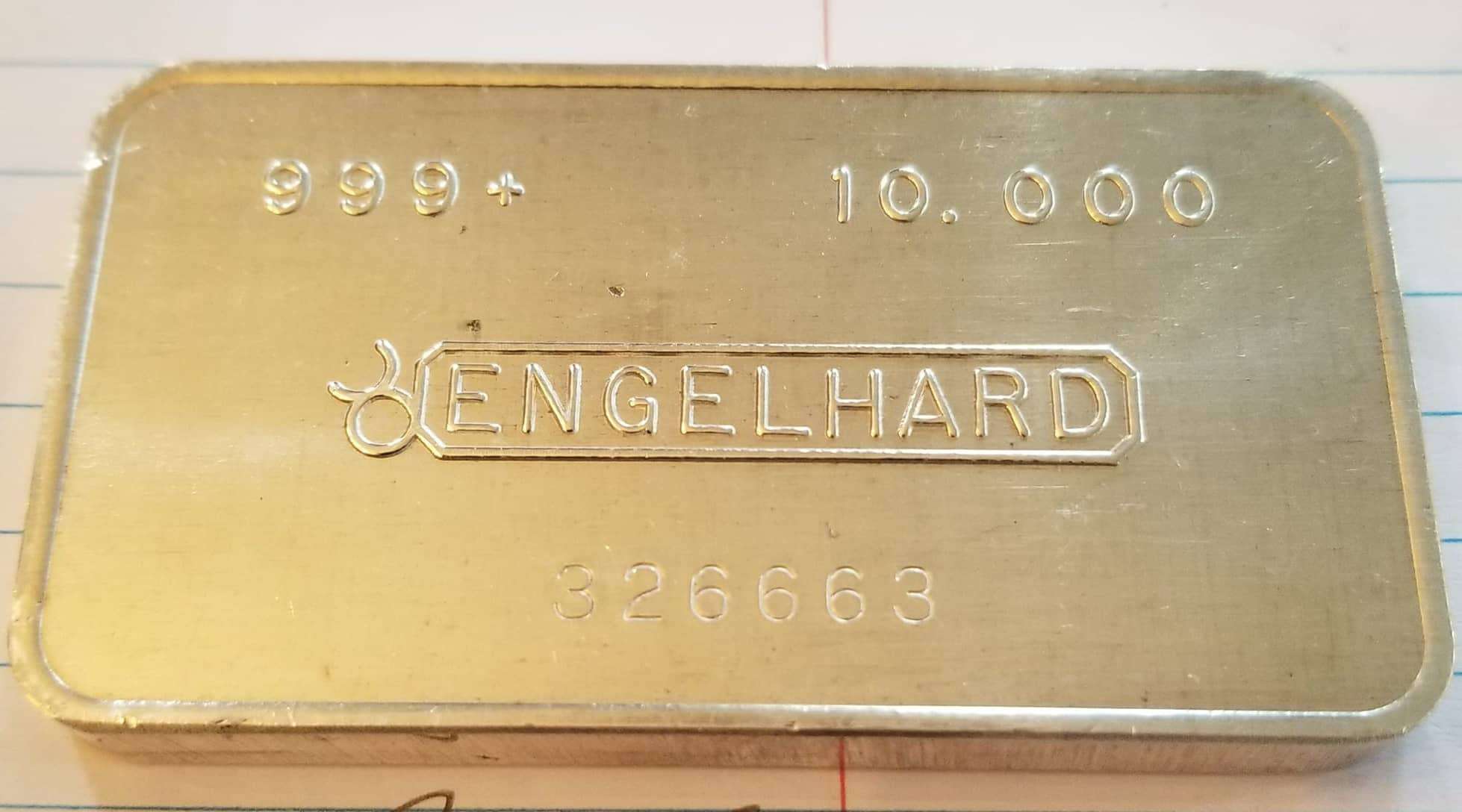 Engelhard Silver Bar - Serial Number Lookup